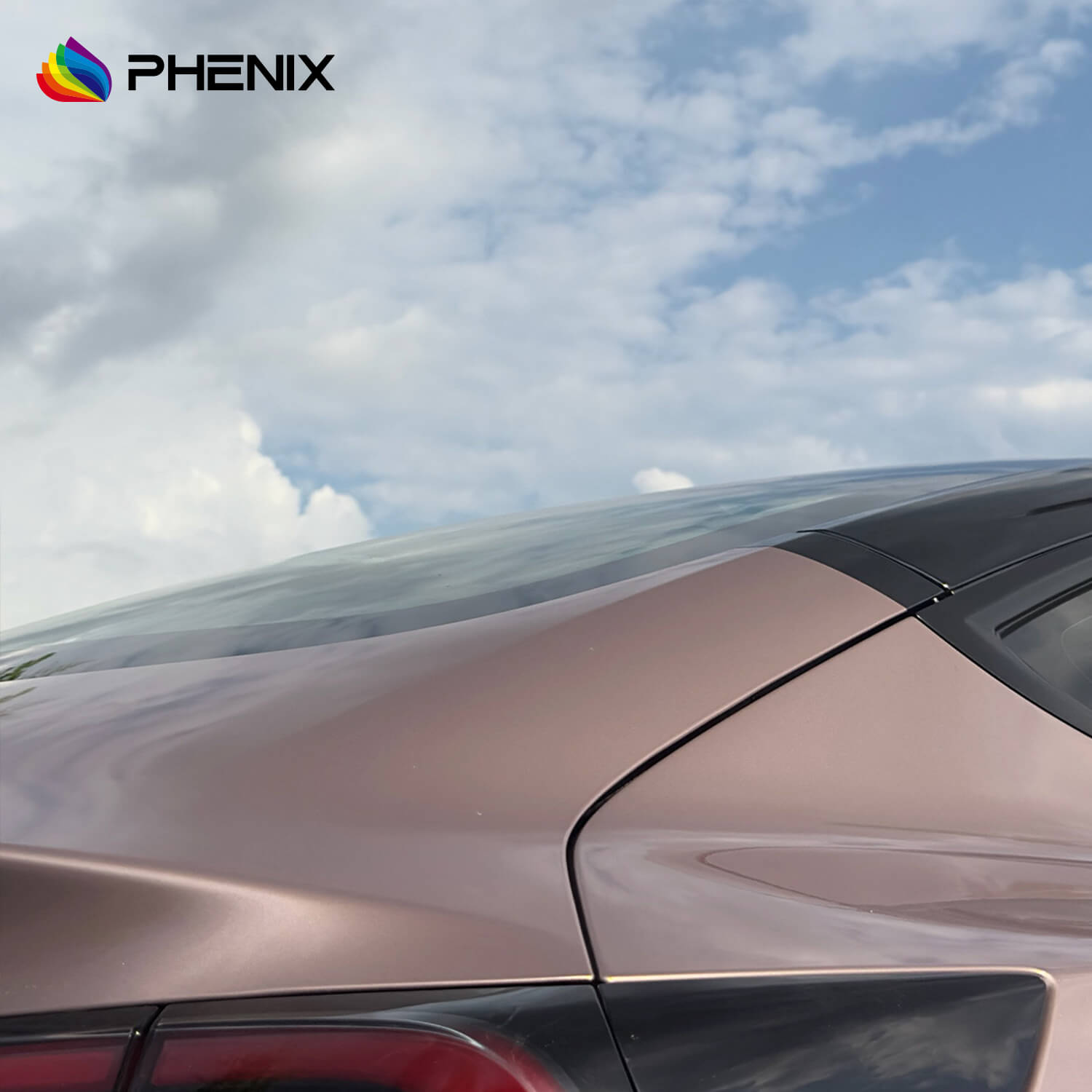 Super Glossy Metallic Frozen Berry Pink Vinyl Wrap - PHENIXFILM - Your ...